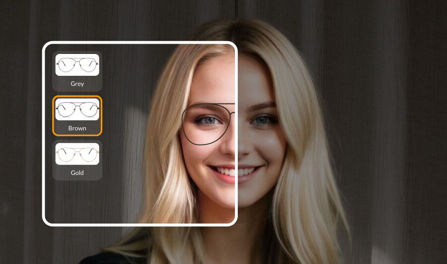 LMNT Haniel 94760 C4 Square Transparent Grey Eyeglasses | Vision Direct ...