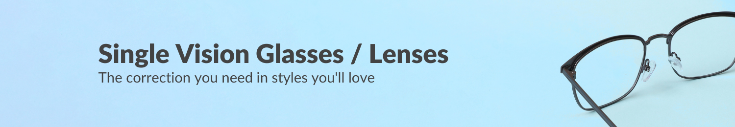Single Vision Eyeglasses – Premium Quality, Free Delivery - Vision ...