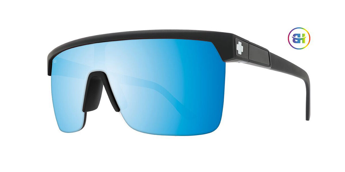 Spy FLYNN 50/50 Polarized 6700000000182 Single Lens Black Sunglasses ...