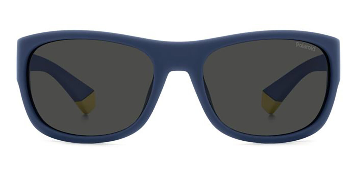 Polaroid PLD 8064/S Kids Polarized PJP/M9 Wraparound Blue Sunglasses ...