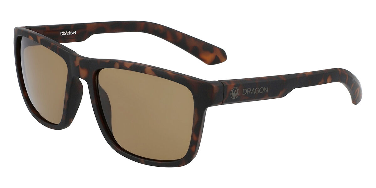 Dragon DR REED LL 246 Square Matte Tortoise Sunglasses | Vision Direct ...