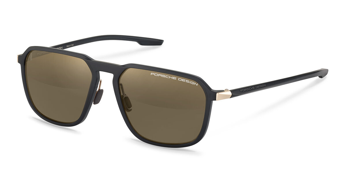 Porsche Design P8961 B Square Grey Sunglasses | Vision Direct Australia