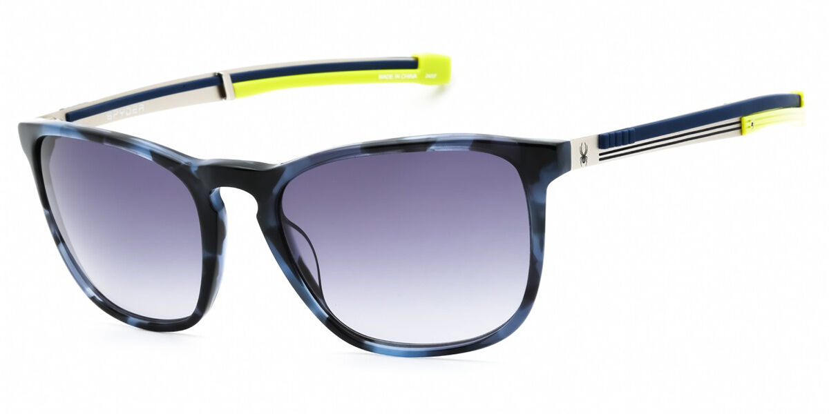 Spyder SP6006 460 Square Blue Tortoise Sunglasses | Vision Direct Australia