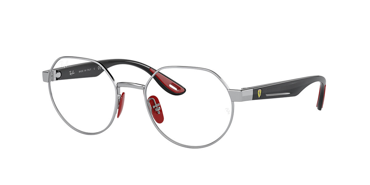 Ray-Ban RX6492M F007 Geometric Silver Eyeglasses | Vision Direct Australia