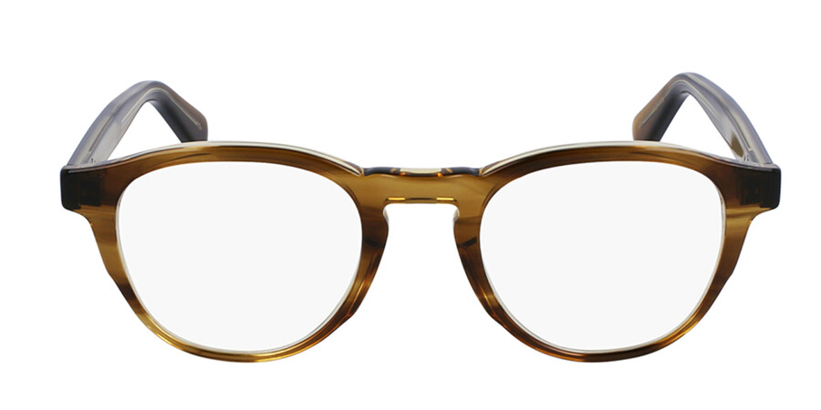Paul Smith PSOP102 Hartley 318 Oval Striped Khaki Green Eyeglasses ...