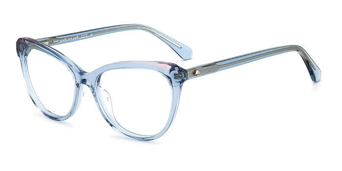 Kate Spade Chantelle PJP Cat Eye Transparent Blue Eyeglasses | Vision ...
