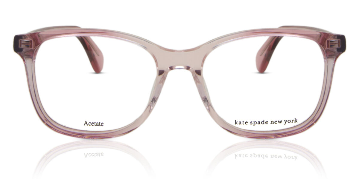 Kate Spade Talynn 35J Square Transparent Nude Pink Eyeglasses | Vision ...