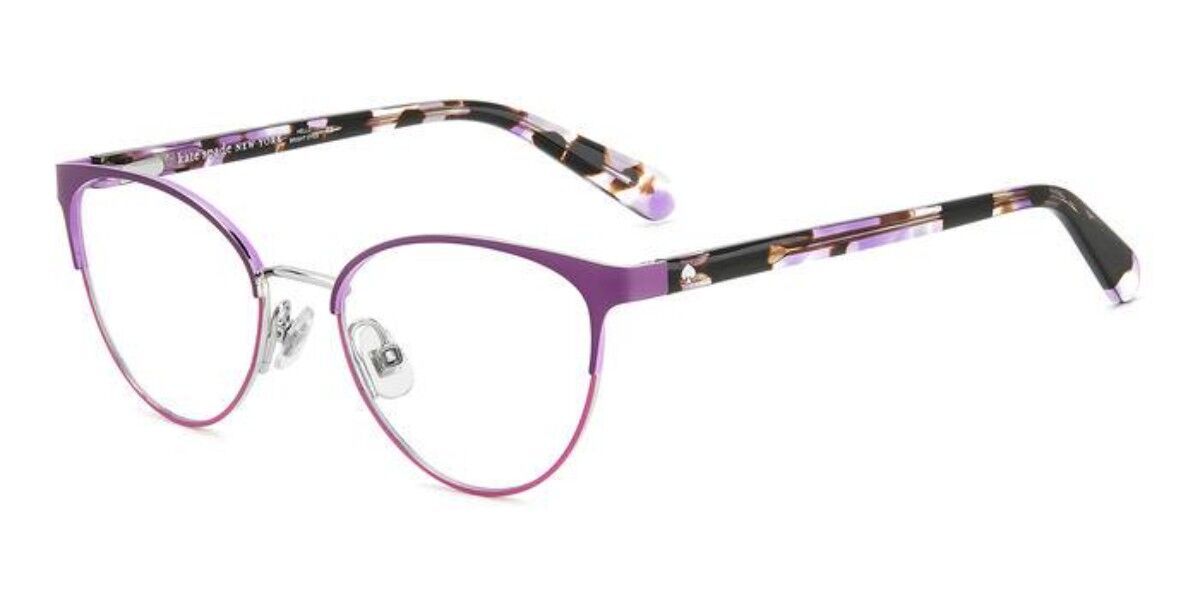 Kate Spade Cecily Kids B3V Cat Eye Purple On Pink Eyeglasses | Vision ...