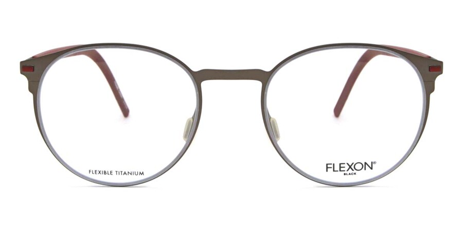 Flexon B2075 035 Oval Graphite Black Eyeglasses | Vision Direct Australia
