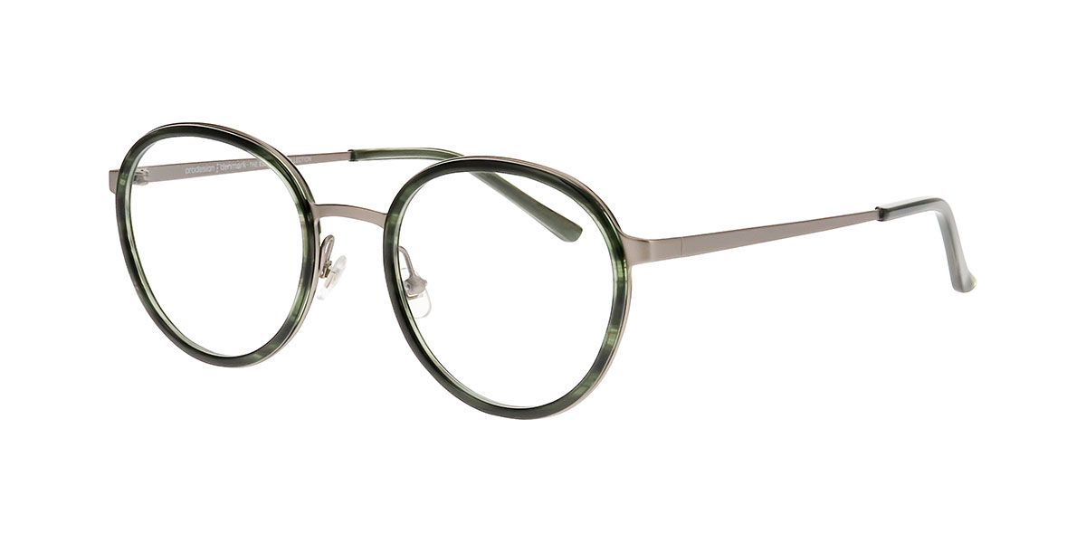 Prodesign Dual 1 9524 Oval Green Tortoise Eyeglasses | Vision Direct ...
