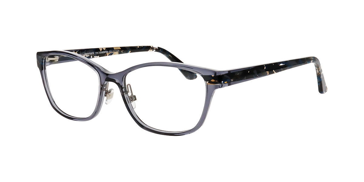 Prodesign Fill 1 6725 Square Transparent Grey Eyeglasses | Vision ...