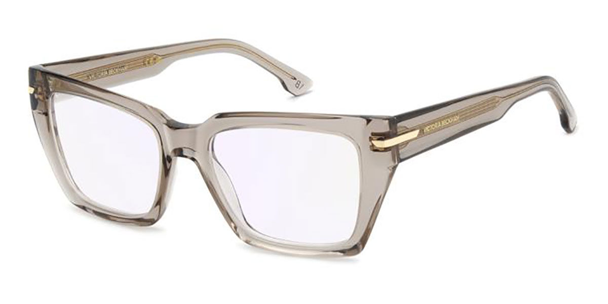 Victoria Beckham VB 7014 FWM Cat Eye Transparent Pink/Grey Eyeglasses ...